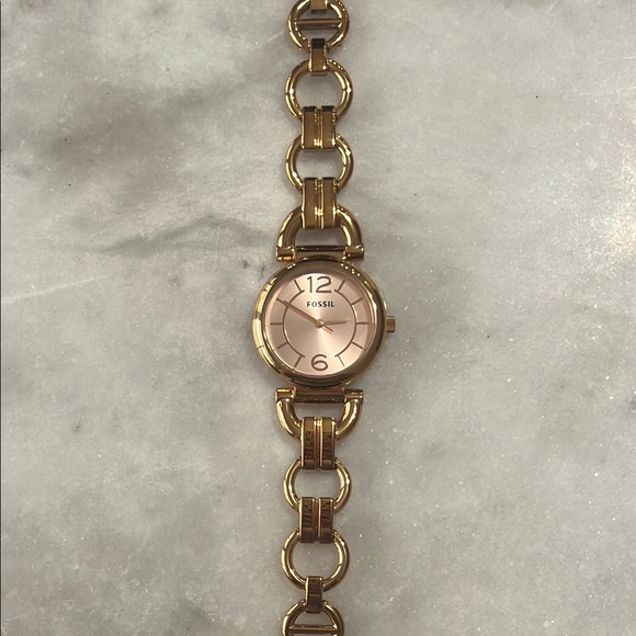 Fossil | Accessories | Fossil Gold Chain Link Watch | Poshmark